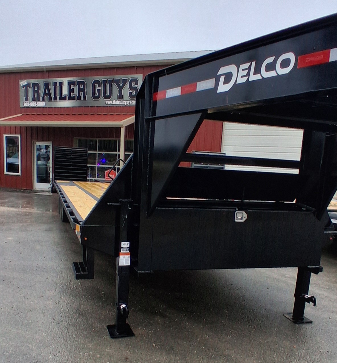 2026-Delco-102"X32'-GN-FLATBED-TRAILER-MR-043959 | Texas Trailer Dealership